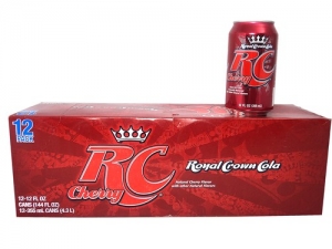 FRESH 12 Pk RC Royal Crown Cherry Cola - Soda Emporium