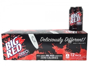 FRESH 12 Pk Big Red Zero soda - Soda Emporium