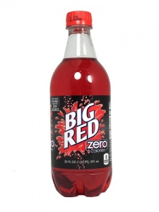 FRESH 20oz Big Red Zero soda - Soda Emporium