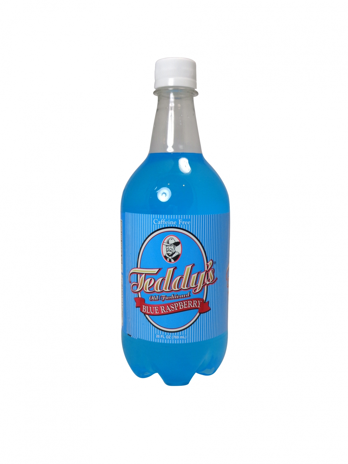 FRESH 26oz Teddy’s Blue Raspberry soda - Soda Emporium