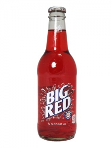 FRESH 12oz glass bottles Big Red soda