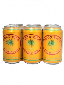 FRESH 6 Pk Coco Rico Coconut soda – orange can - Soda Emporium