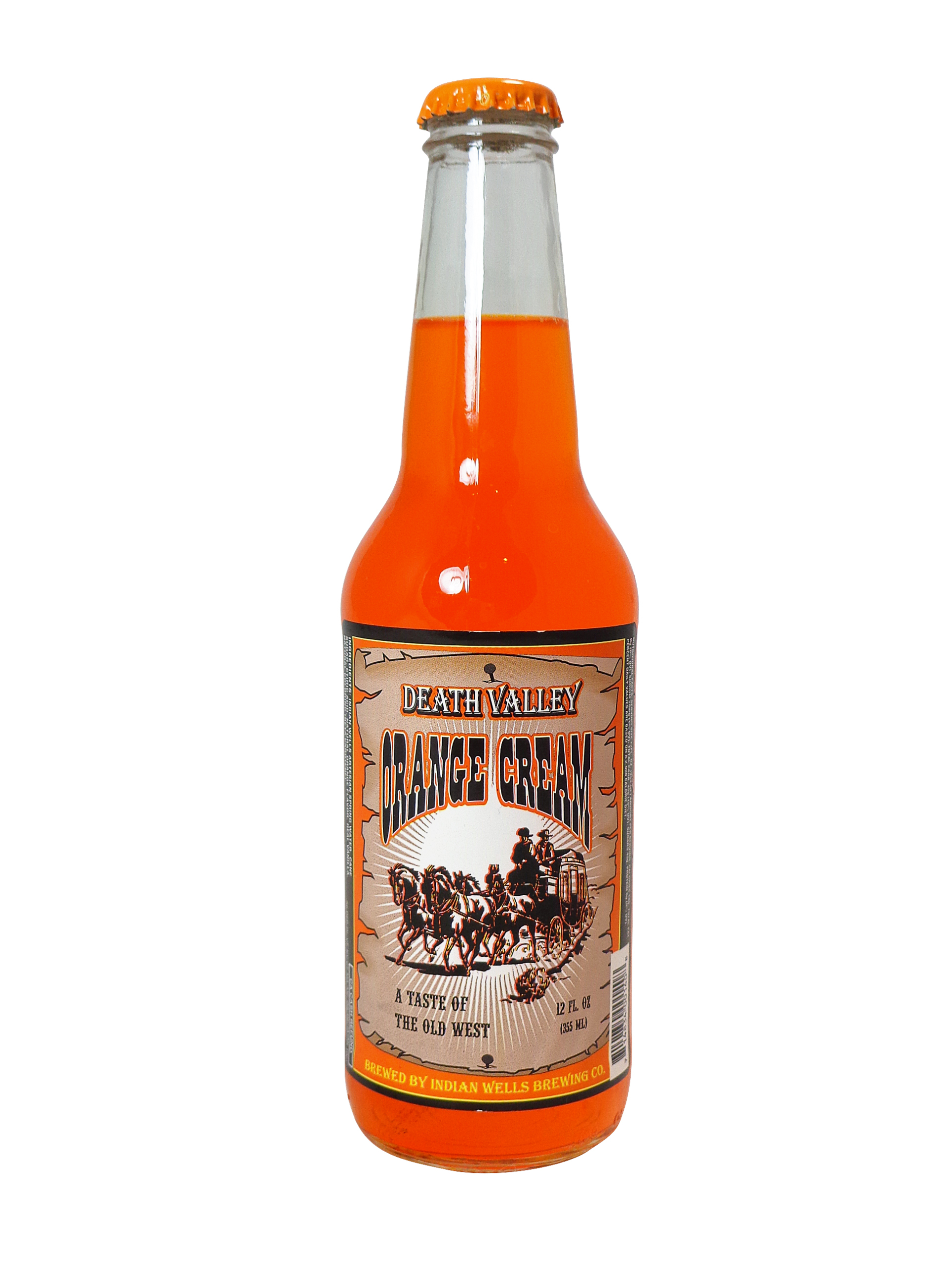FRESH 12oz Death Valley Orange Cream soda - Soda Emporium
