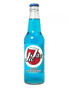 FRESH 12oz Jic Jac Blue Raspberry soda - Soda Emporium
