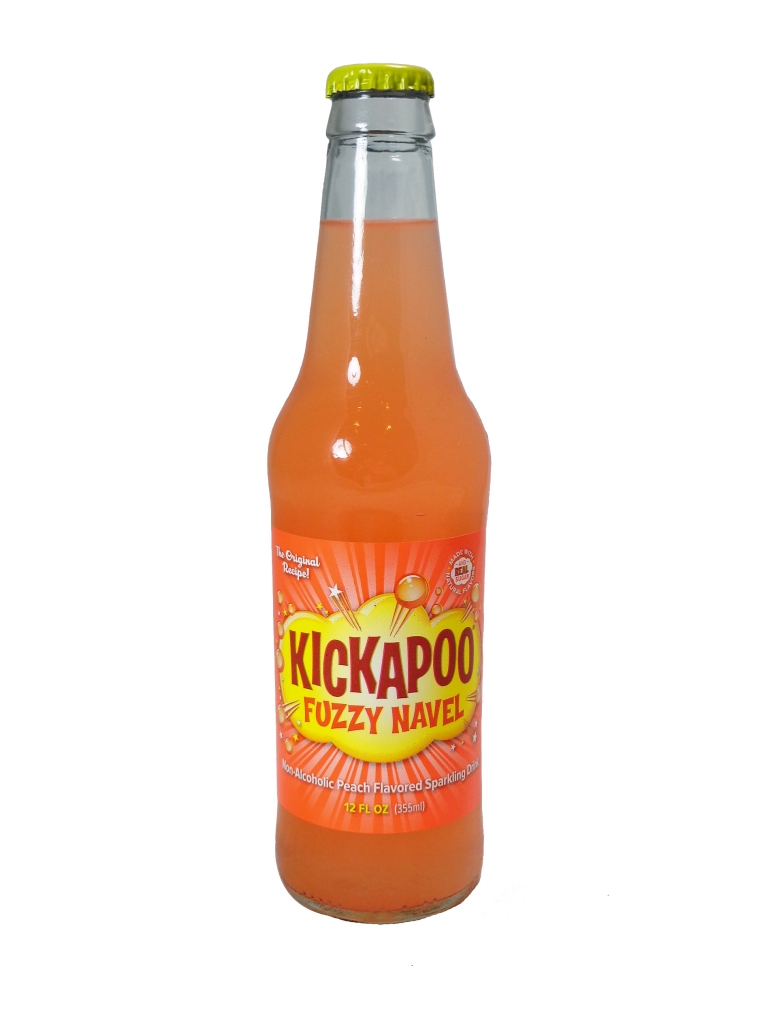 FRESH 12oz Kickapoo Fuzzy Navel soda - Soda Emporium