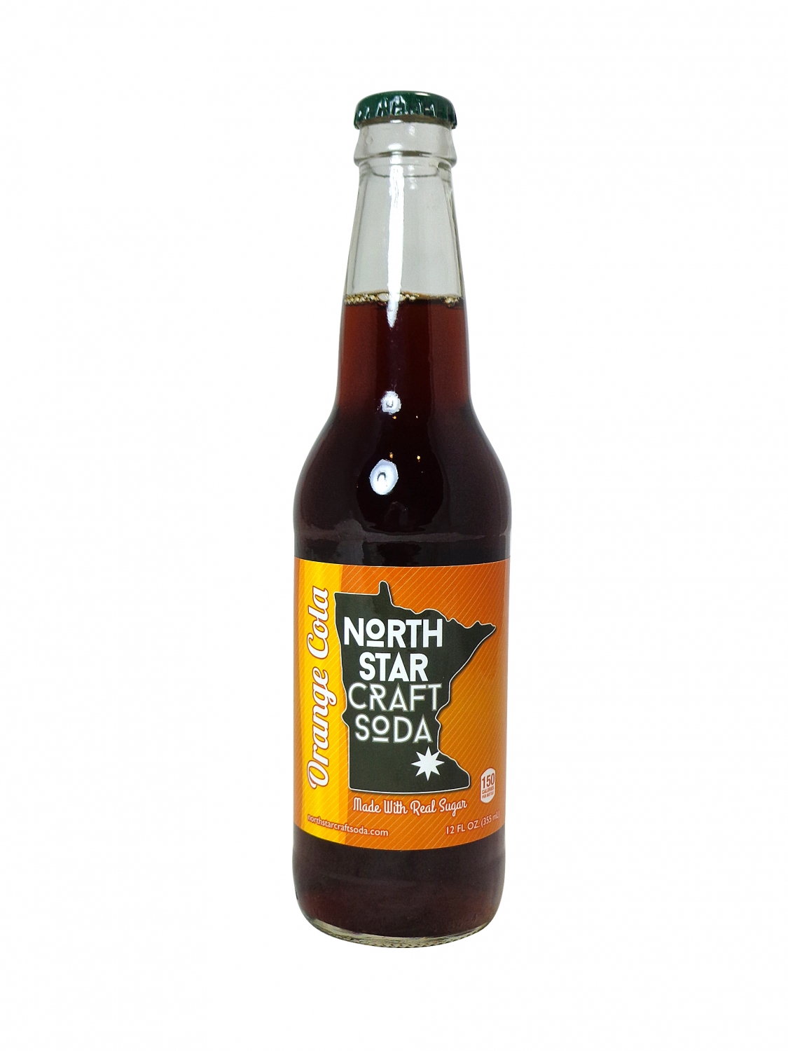 FRESH 12oz North Star Orange Cola-CLOSEOUT!! - Soda Emporium