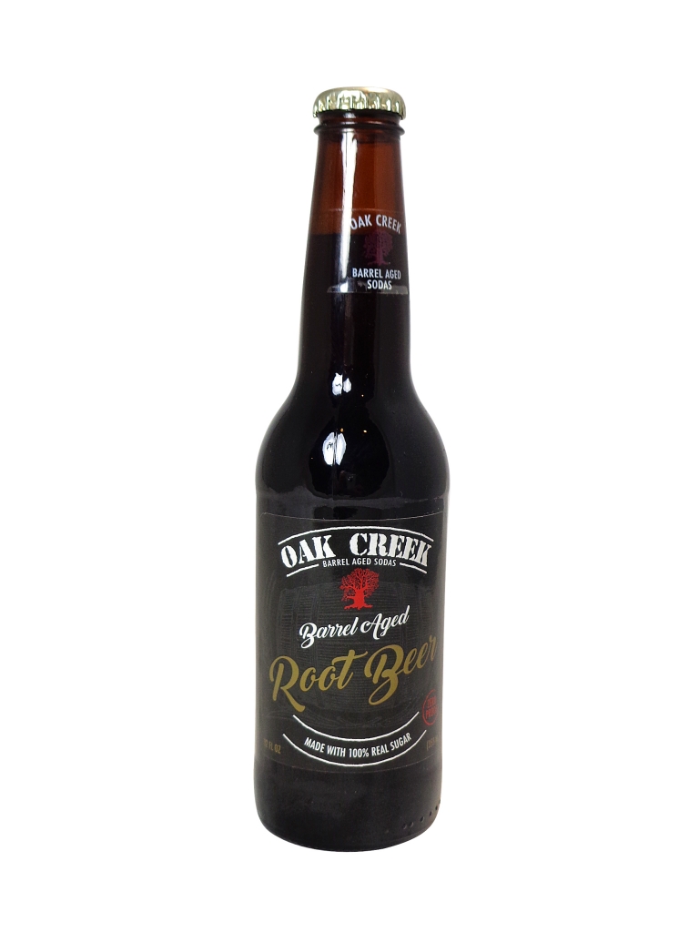 FRESH 12oz Oak Creek Barrel Aged Dark Root Beer - Soda Emporium