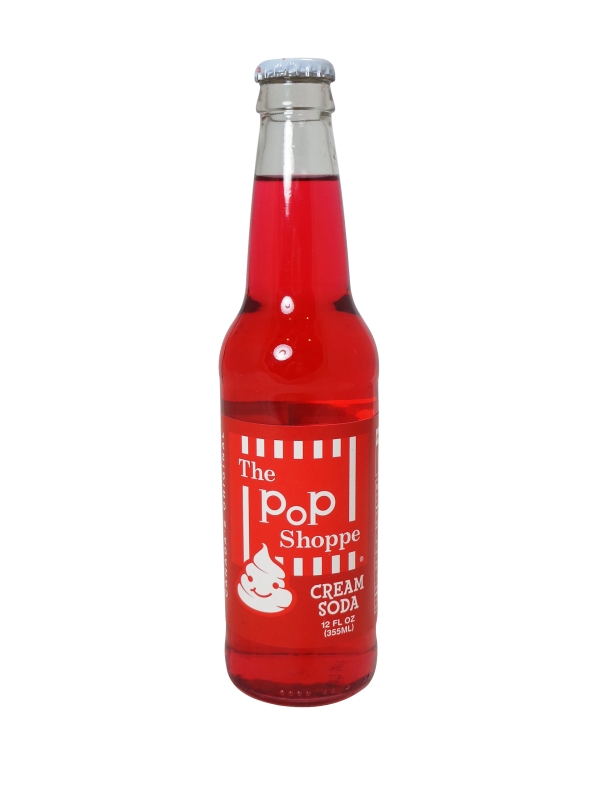 FRESH 12oz The Pop Shoppe Cream soda - Soda Emporium