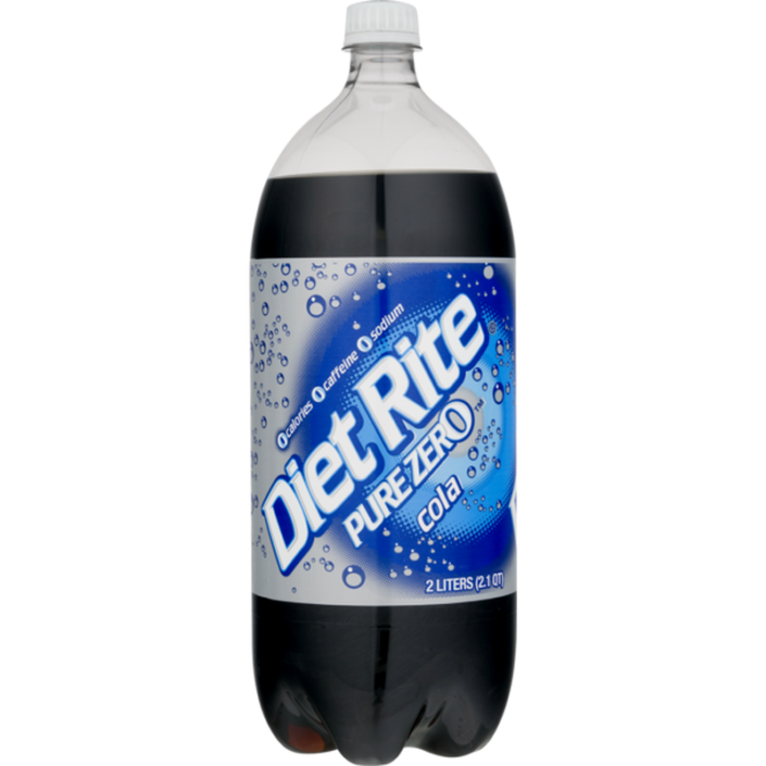 FRESH 2 Liter Diet Rite Cola - Soda Emporium