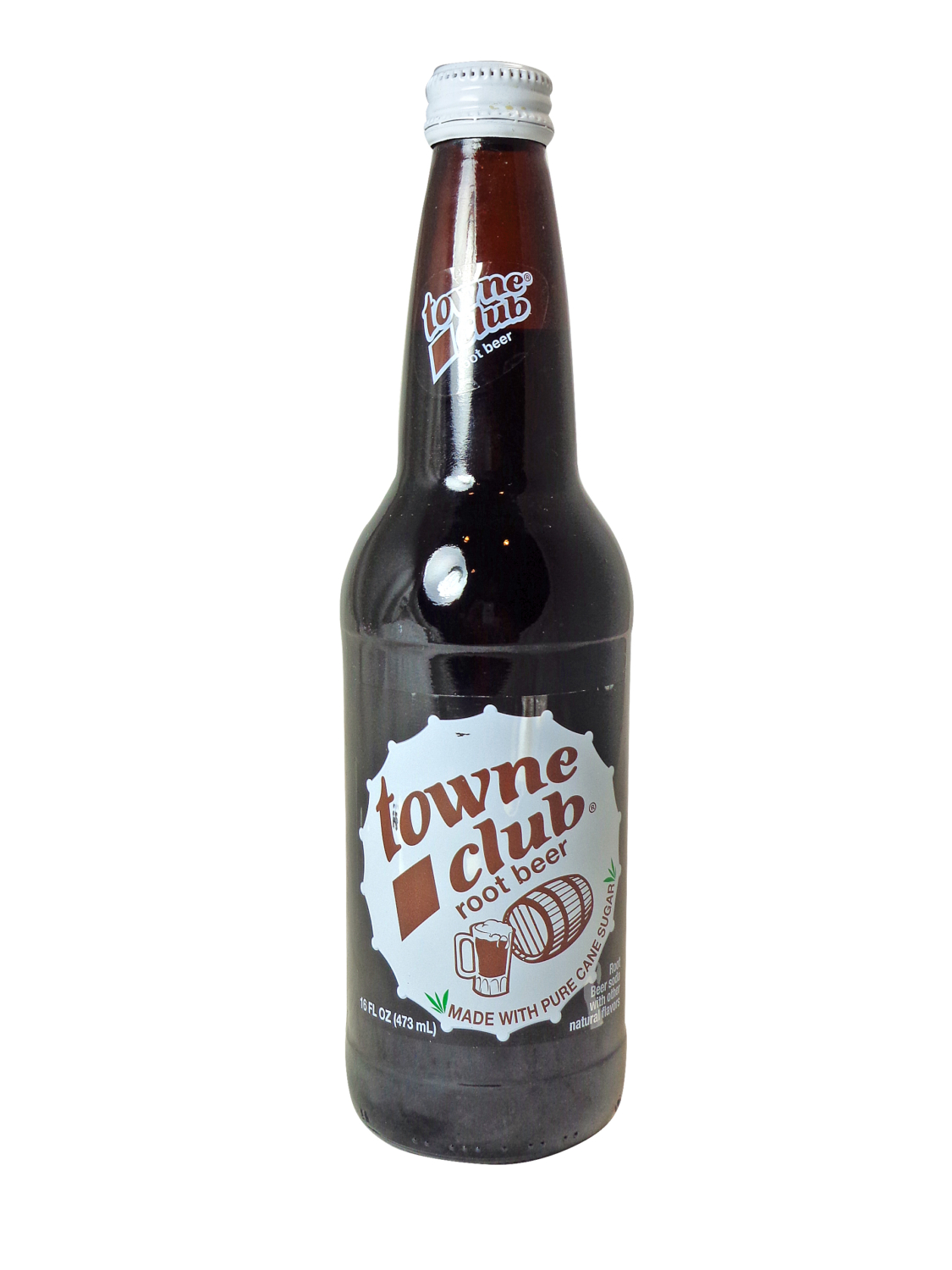 FRESH 16oz Towne Club Root Beer - Soda Emporium