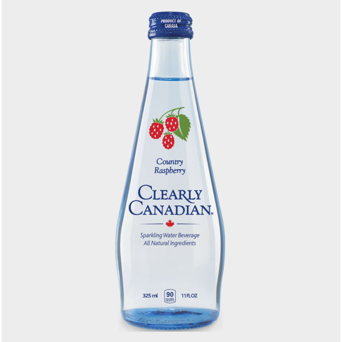 FRESH 11oz Clearly Canadian Country Raspberry Sparkling Water - Soda ...