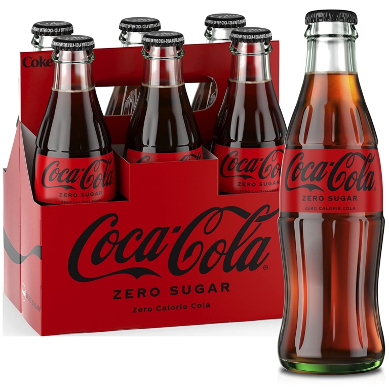 FRESH 6 Pk 8oz Coke Zero Sugar - Soda Emporium