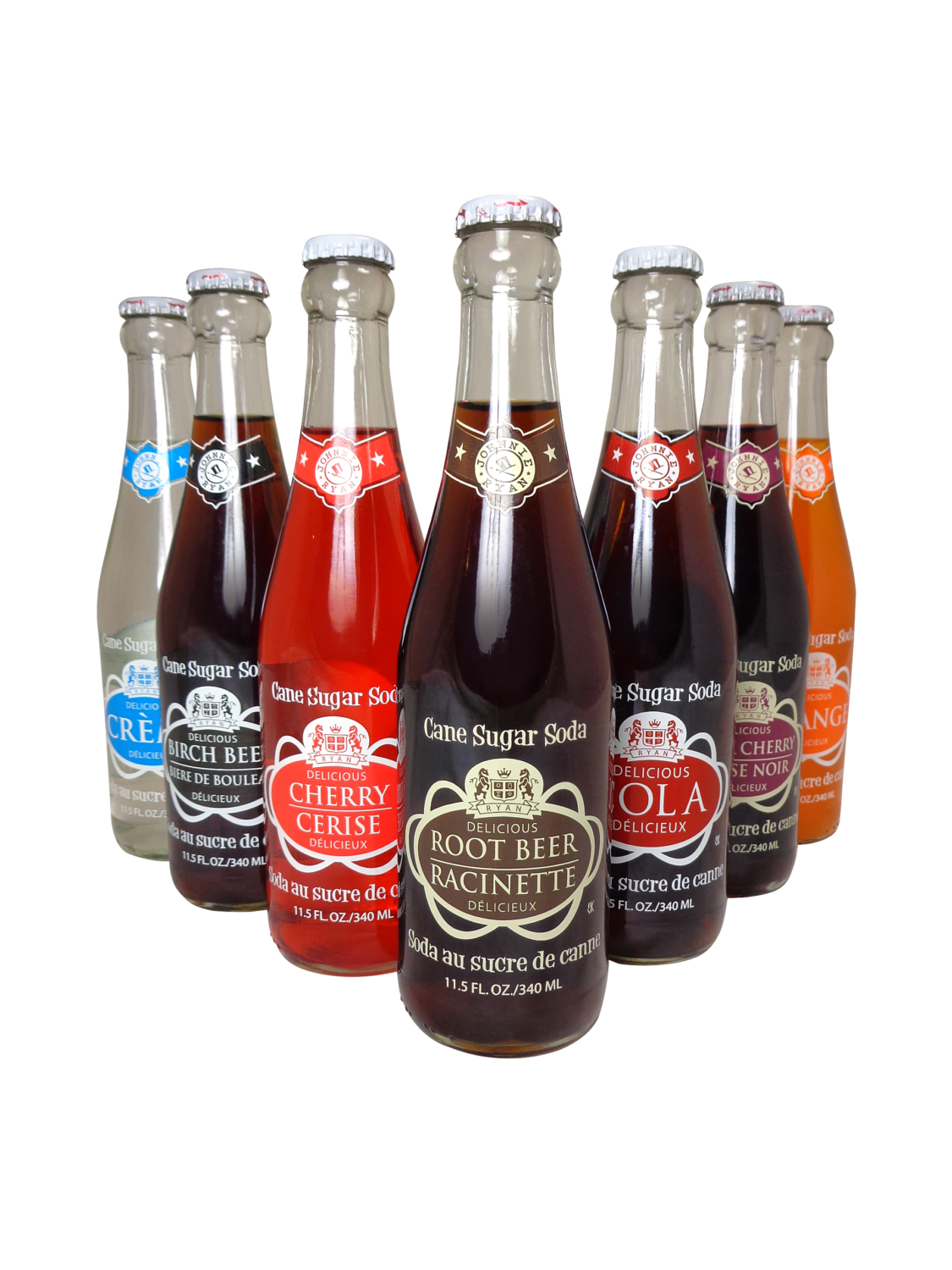 FRESH 12oz Johnnie Ryan Soda Variety Pack - Soda Emporium