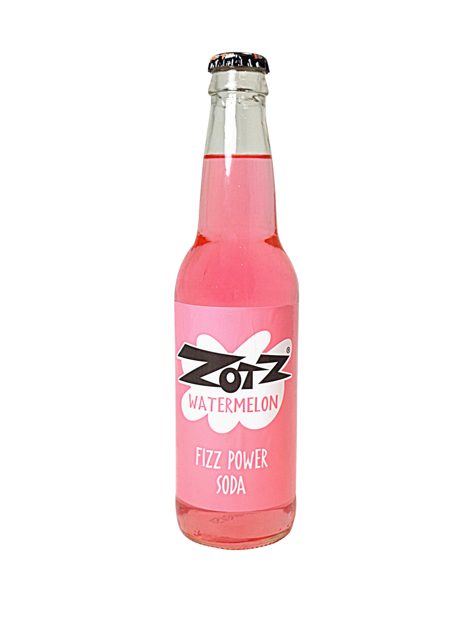 FRESH 12oz Zotz Watermelon soda - Soda Emporium