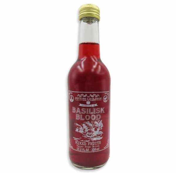 fresh 11.2oz potions cauldron basilisk blood mixed fruits soda very rare