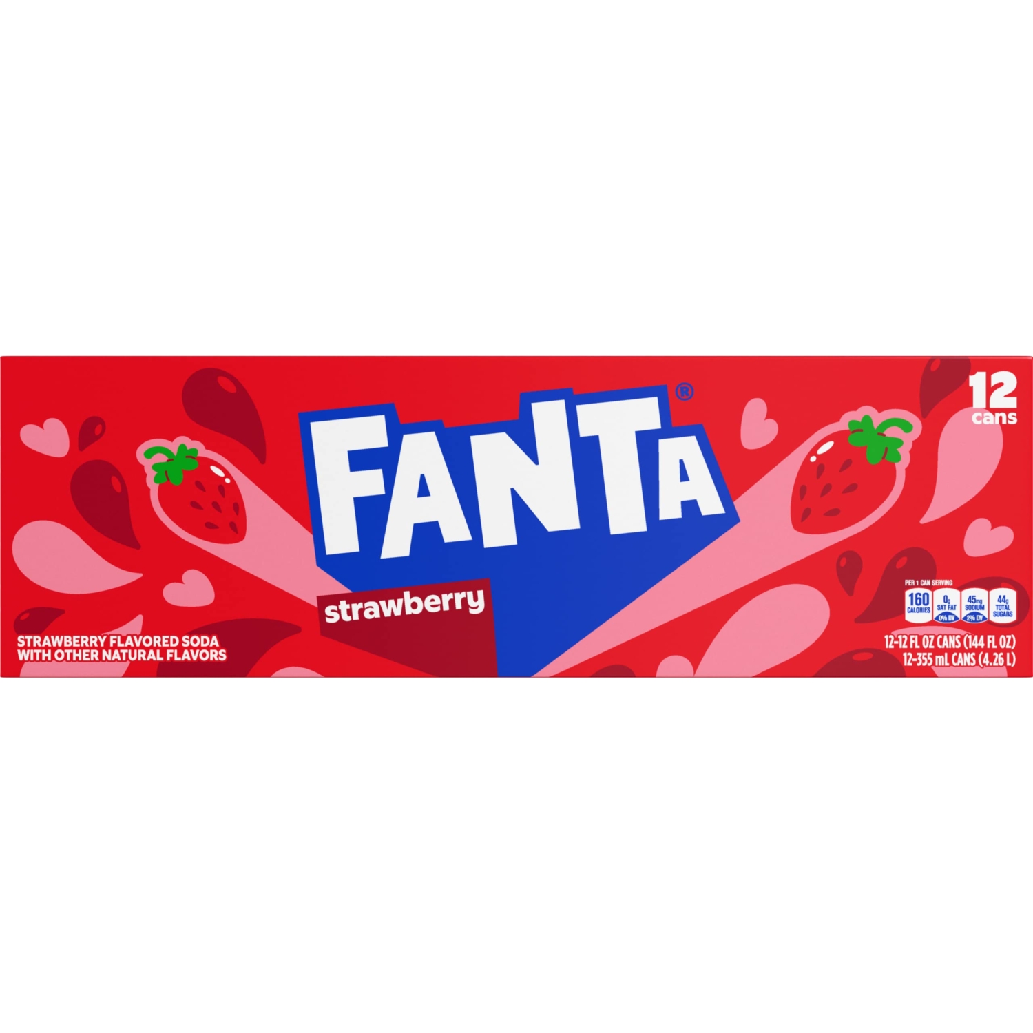 FRESH 12 Pk Fanta Strawberry Soda - Soda Emporium