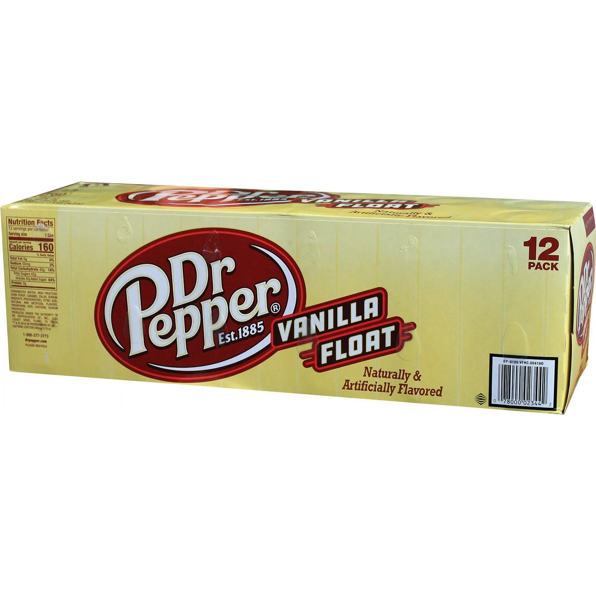 FRESH 12 Pk Dr Pepper Vanilla Float – VERY RARE!! - Soda Emporium